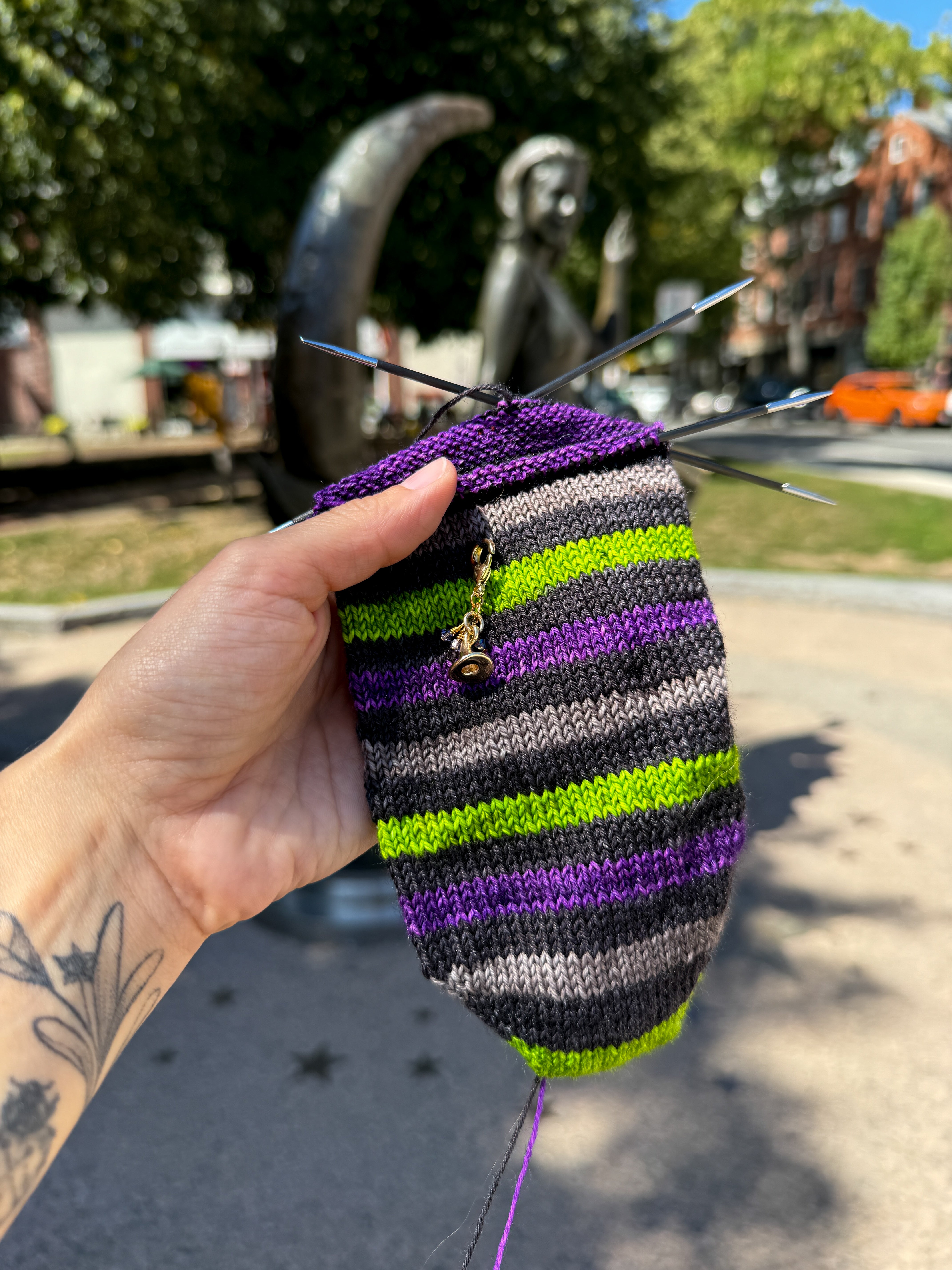 Witch, Please - Exclusive Self Striping Yarn by Valkyrie Fibers ...