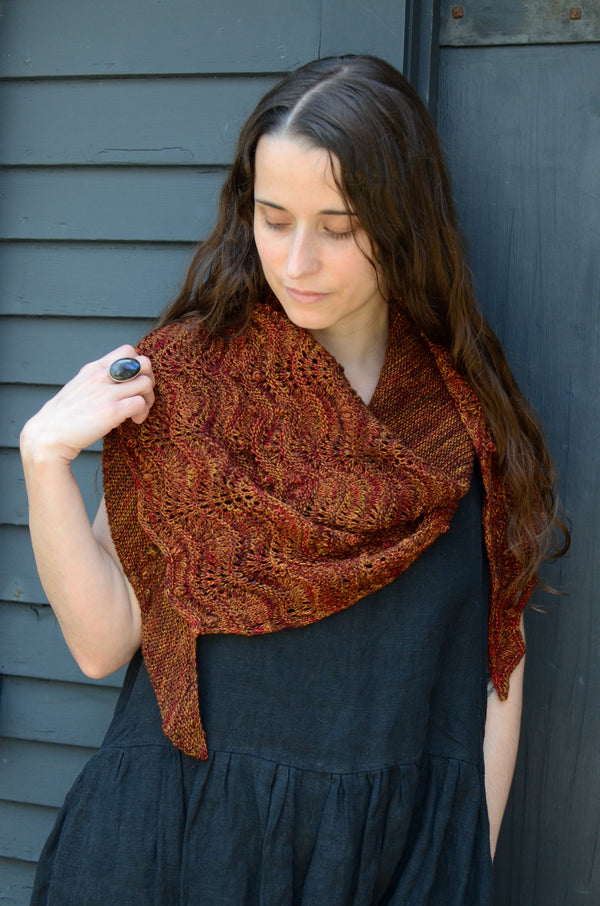 From the Embers - A Beltane Shawl Knitting Pattern - Digital Download ...